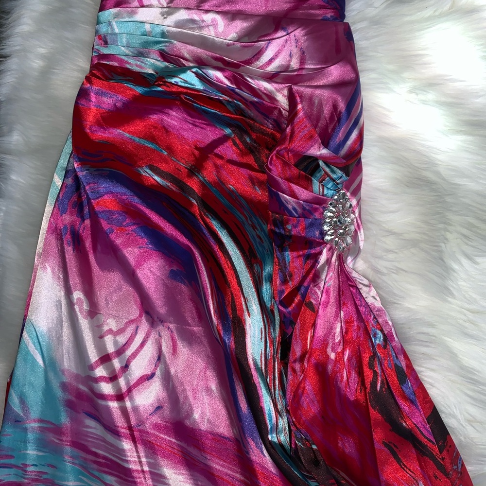 Gorgeous Multicolor Prom Dress - Gem